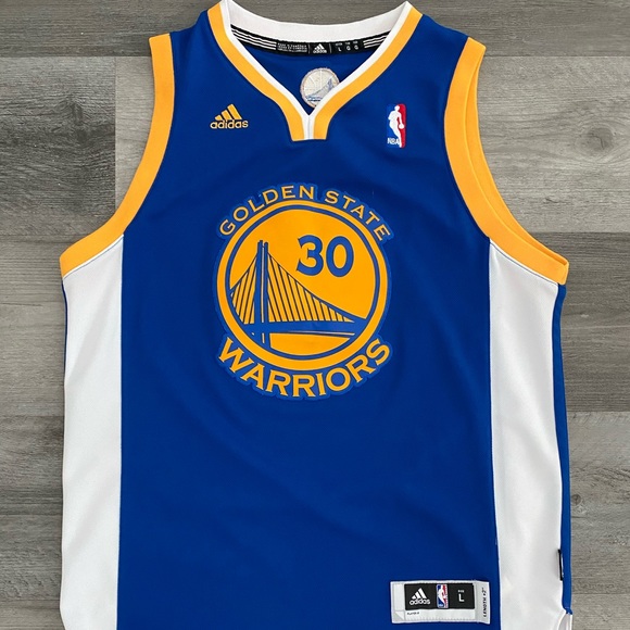 adidas | Shirts | Golden State Warriors Jersey Steph Curry | Poshmark